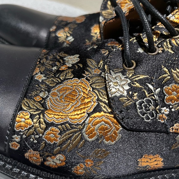 Taft | Shoes | Taft Black And Gold Floral Mens Boots | Poshmark